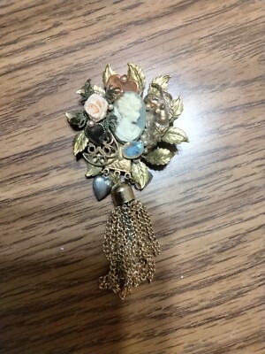 SORCERERS ILLUMINATI FEMALE Djinn of Wishes, vintage brooch, djinn wish ...