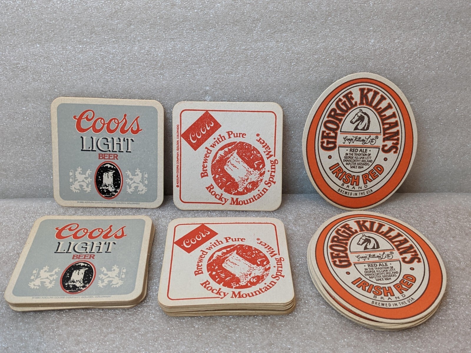 🔥Lot of 30 🔥Vintage Beer COASTERS ~ Coors Light & George Killian's ...