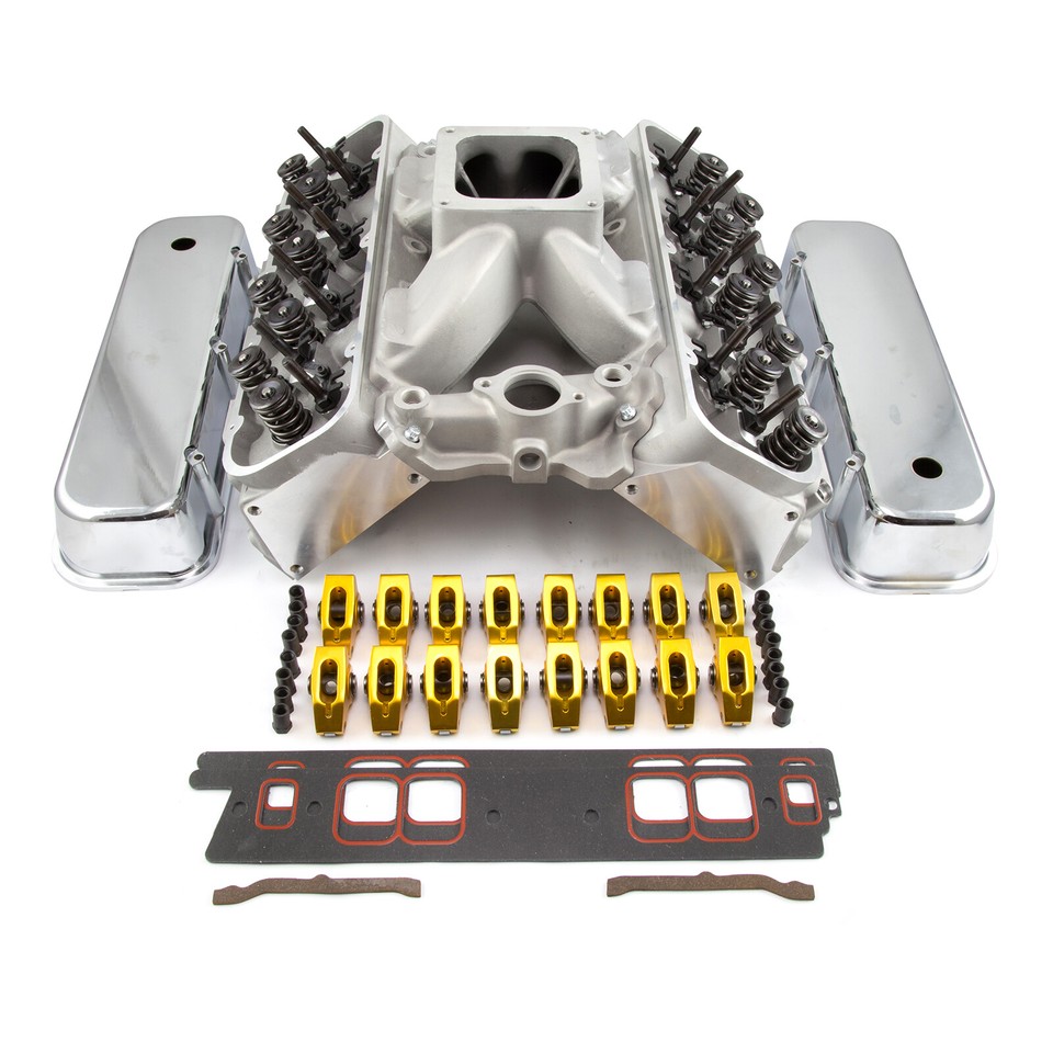 Chevy BBC 454 Solid Roller CNC Cylinder Head Top End Engine Combo Kit ...