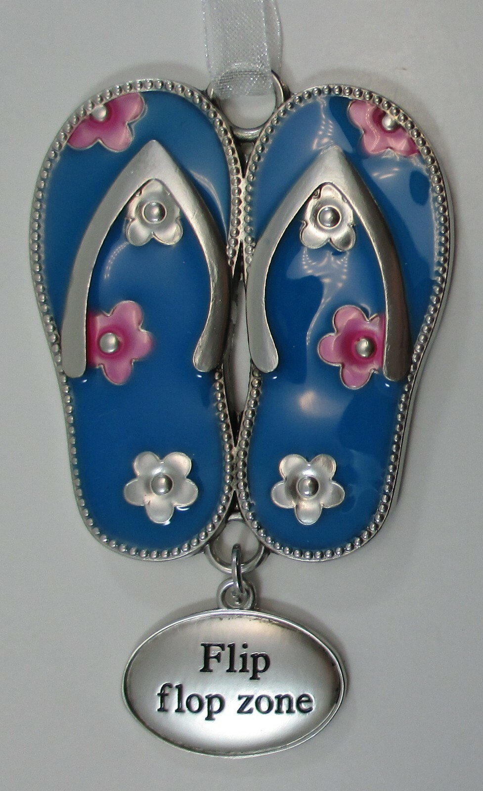FLIP FLOP SANDAL ORNAMENT with tag Ganz “Flip Flop Zone” Zinc for sale ...