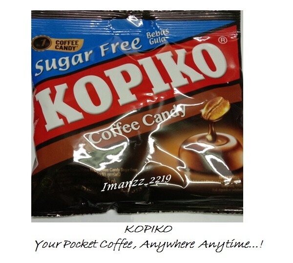 Candy Kopiko Coffee Sugar Free The Original Real Aromatic (5packs x 75g ...