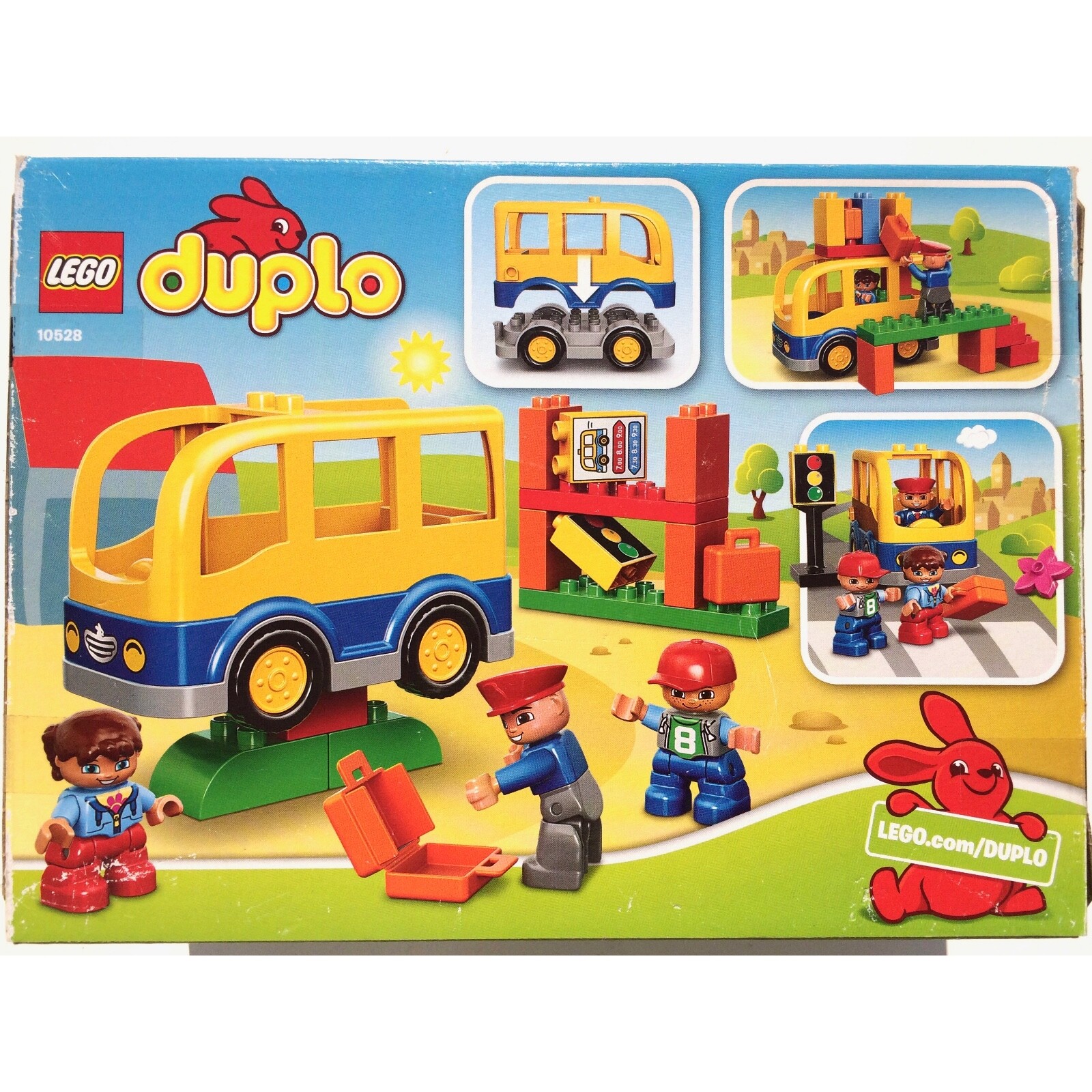 Lego Duplo School Bus Set 10528 ages 2-5 26 Pieces Factory Sealed w ...