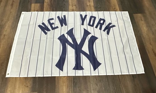 New York Yankees Flag 3x5 Ft Baseball New Banner Blue White Double ...