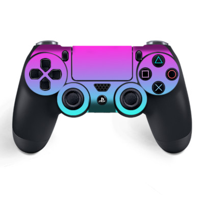 Skins Decal Wrap for PS4 / PS4 Pro Controller - hombre pink purple teal ...