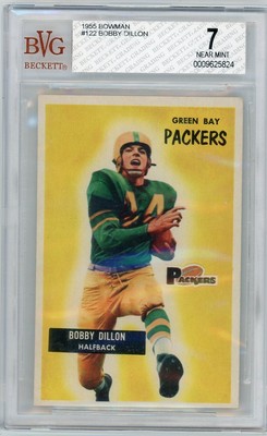 1955 Bowman Bobby Dillon #122 PACKERS BVG 7 | eBay