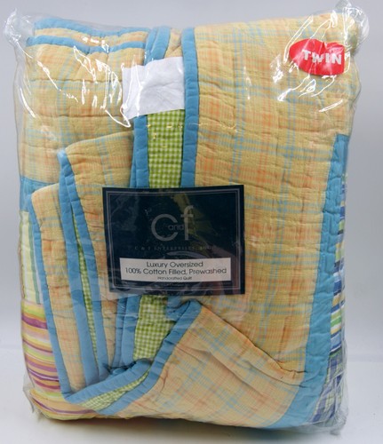 C&F Enterprises Luxury Quilt Set 21x27" Cotton Filled Prewashed ...
