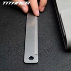 TC4 Titanium Alloy Double-sided Straight Ruler Measuring Marking Scale ...
