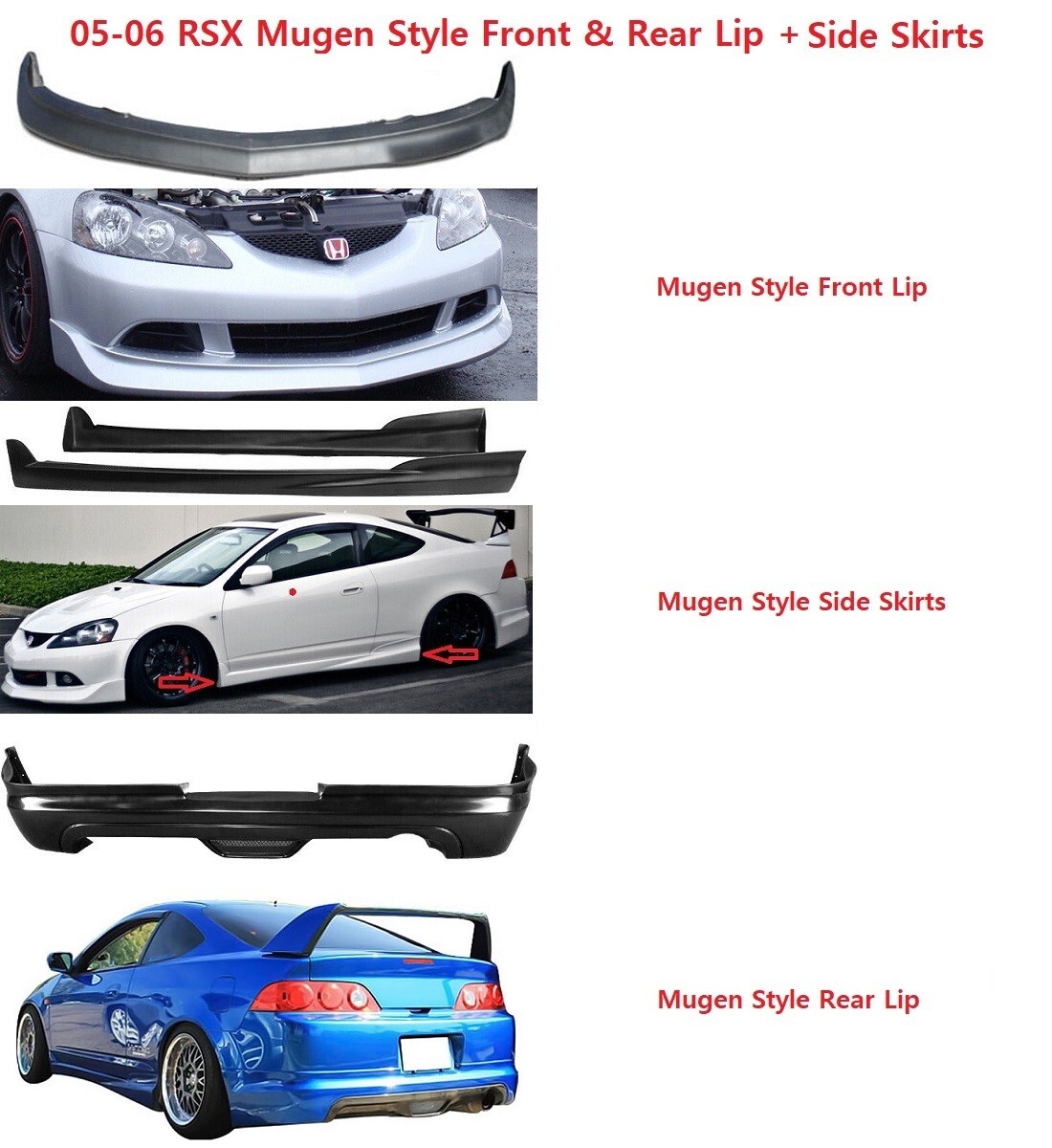 Acura Rsx Mugen Lip Kit