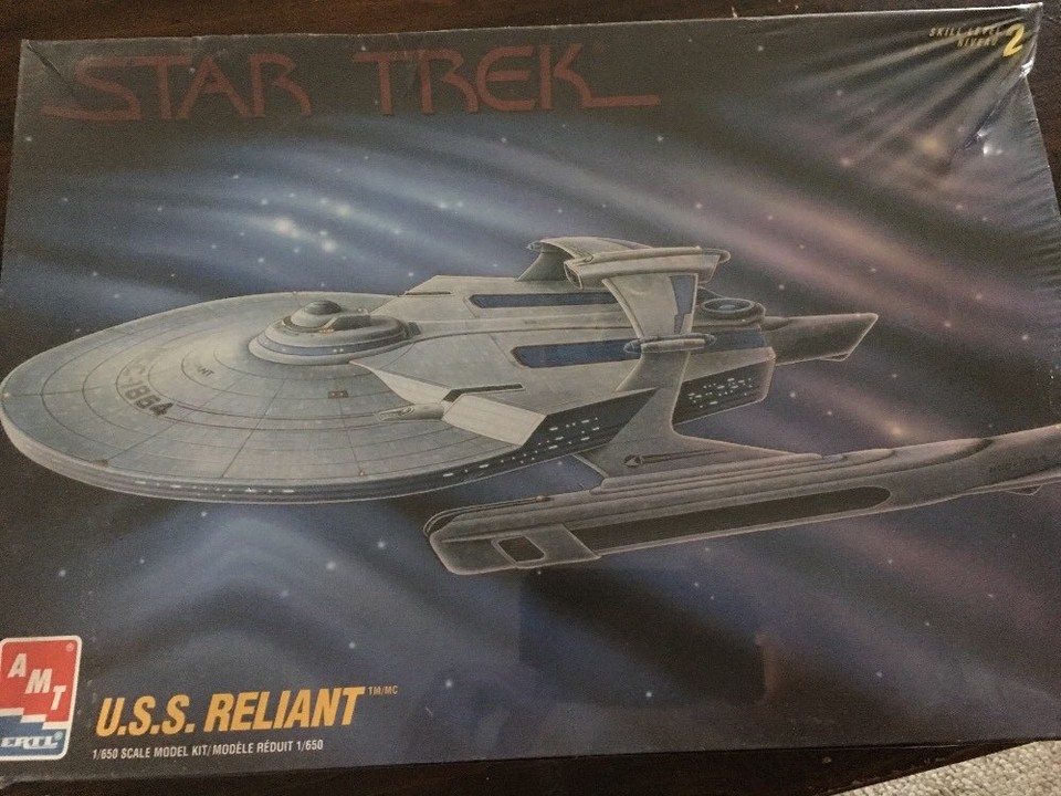 Star Trek USS Reliant and USS Enterprise AMT Sealed Model Kits | eBay