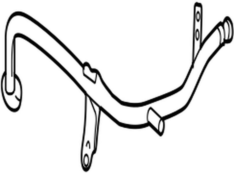 16268-21022 Toyota Pipe, water by-pass, no.1 1626821022, New Genuine ...