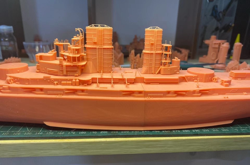 3D Printed 1/350 WWI SMS Mackensen class Battlecruiser (full hull) | eBay