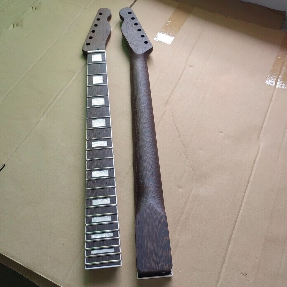 Stainess 22 Fret Electric Guitar Neck Wenge Fingerboard Bone for Fender ...