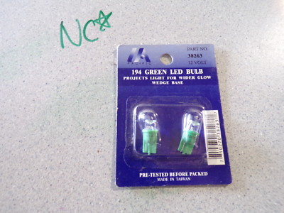NEW VA Pacific 194 Green LED Bulb 38263 2-Pack *FREE SHIPPING* | eBay