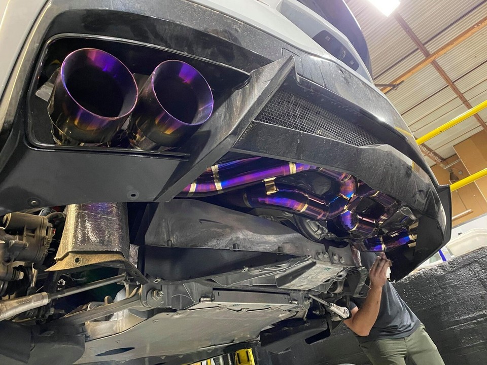 Chevrolet Corvette C8 6.2L 20-24 TOP SPEED PRO-1 Titanium X-Pipe ...