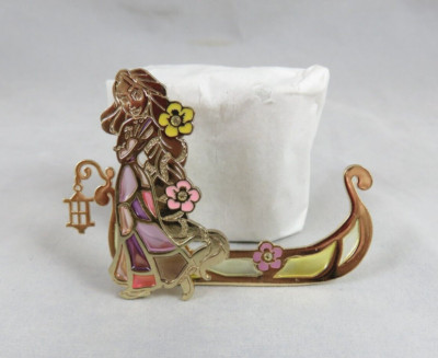 Disney Store Japan JDS Pin - Rapunzel - Gold Princess - Stained Glass ...