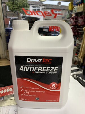 Concentrate 5 Litre 5L Antifreeze Coolant Red Engine Cooling | eBay