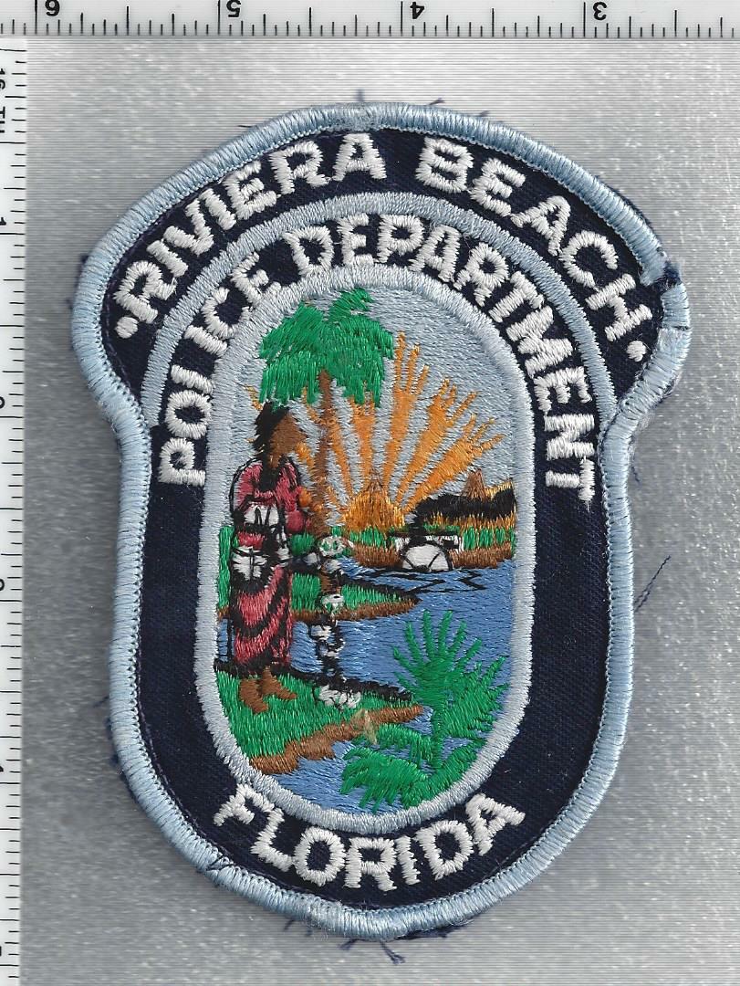 Riviera Beach Police (Florida) 2nd Issue Uniform Take-Off Shoulder ...
