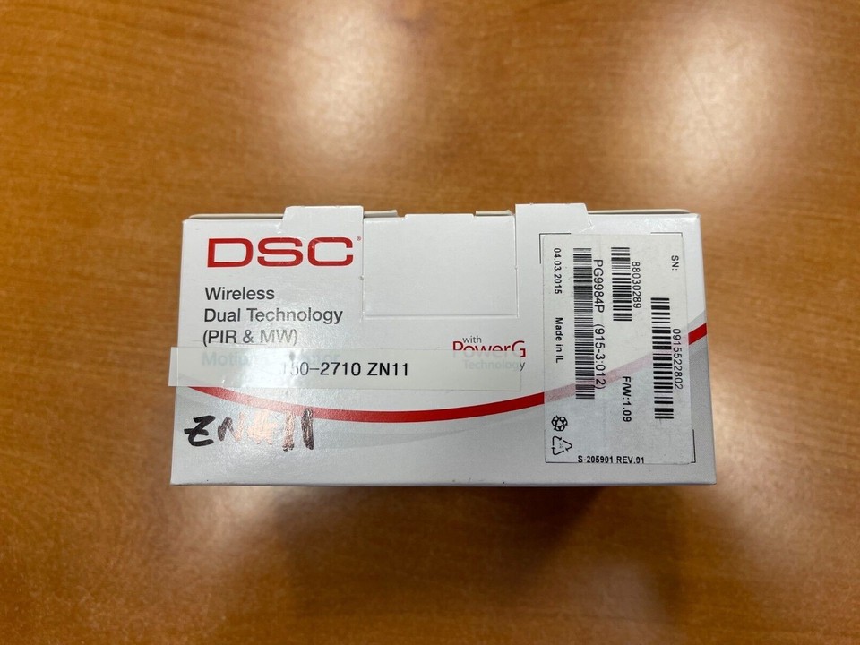 DSC Wireless Dual Technology Motion detector PowerG 915Mhz PG9984P | eBay