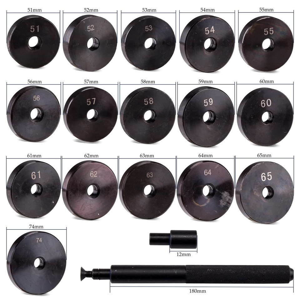 52 PCs Seal Drive Set Bushing Removal Kit Bushing Driver Set w.Carrying ...