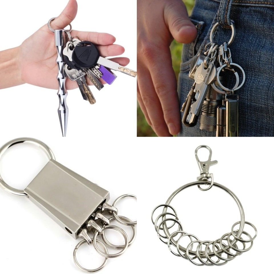t0.47inch Small Key Rings Bulk - 200 Pcs Split Rings for Keychains, Diy ...