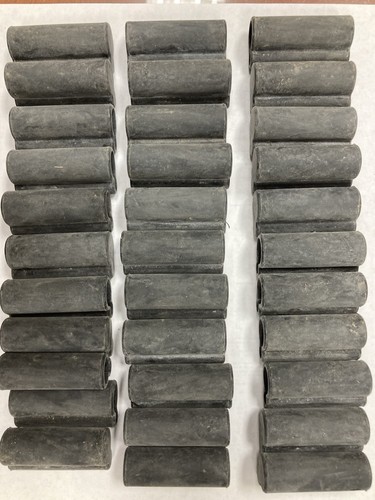 Lot Of 33 Neon Tube Electrode Rubber Pieces Cover "End Cap" Black Size ...