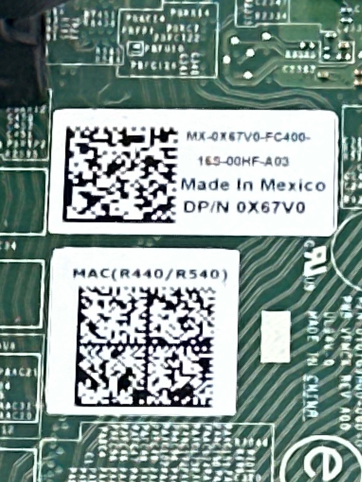 Dell DP/N 0X67V0 PowerEdge R440/R540 Motherboard | eBay