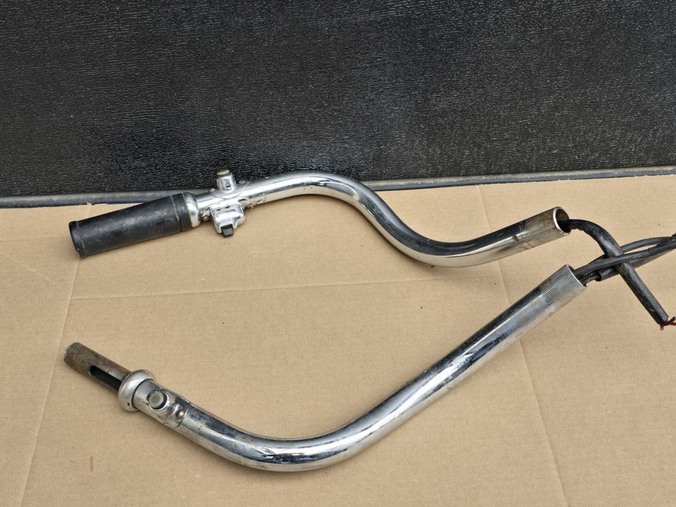 Harley Panhead Knucklehead Fl El Hydra glide Rigid OEM Handle Bars DH ...