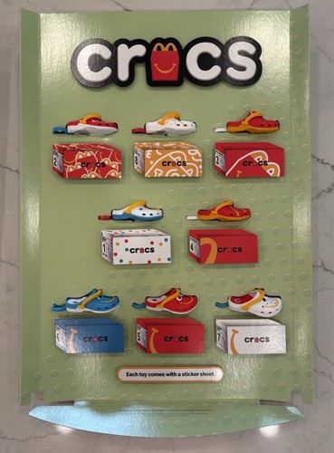 12 McDonald's Crocs Happy Meal Mini Key Chain Toy | eBay