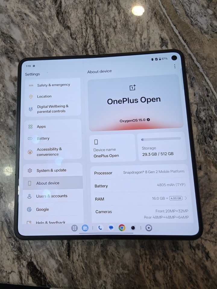 OnePlus Open - 512 GB - Voyager Black (Unlocked) | eBay