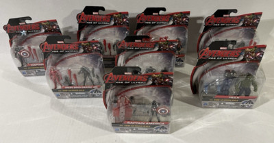 8 AVENGERS Age of Ultron Marvel Vs. Ultron 2.5" inch Figure Pack ...