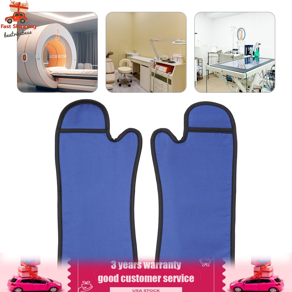 1 Pair X-ray Protective Gloves Radiation Resistant Lead Glove Open ...