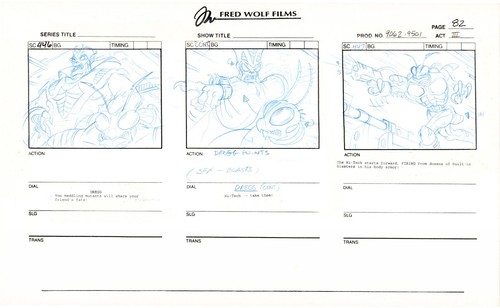 Teenage Mutant Ninja Turtles TMNT Original Production Animation ...