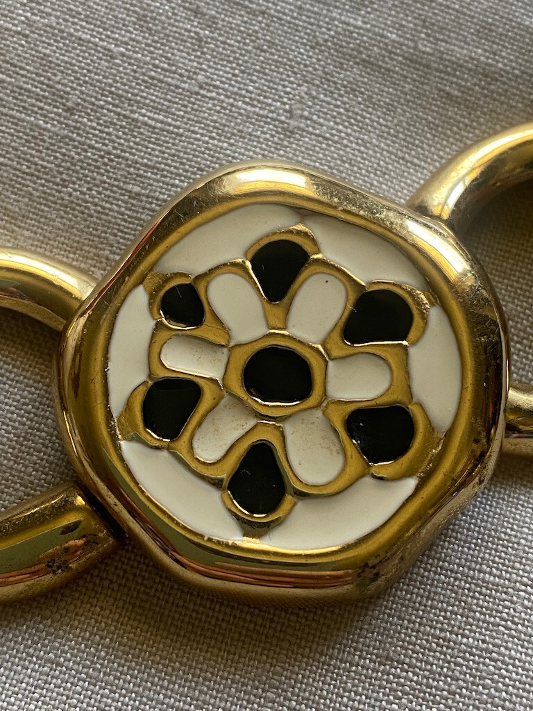 RARE! Authentic Givenchy Vintage Statement Gold Tone … - Gem