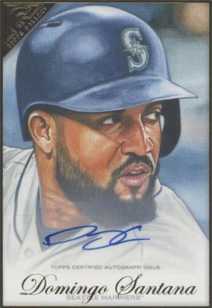 2019 Topps Gallery - Domingo Santana #113 Autographs (AU) for sale ...