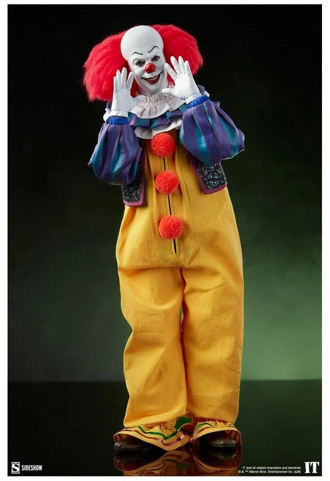 Stephen King Tim Curry It Pennywise 1/6 action figure Sideshow 100479 ...