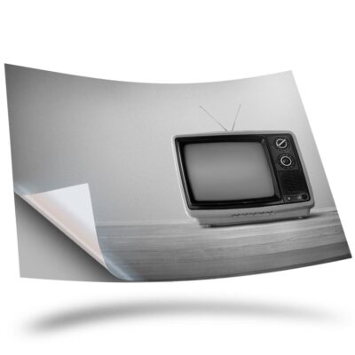 1 x Vinyl Sticker A2 - BW - Old Vintage Retro TV 80's #39328 | eBay UK