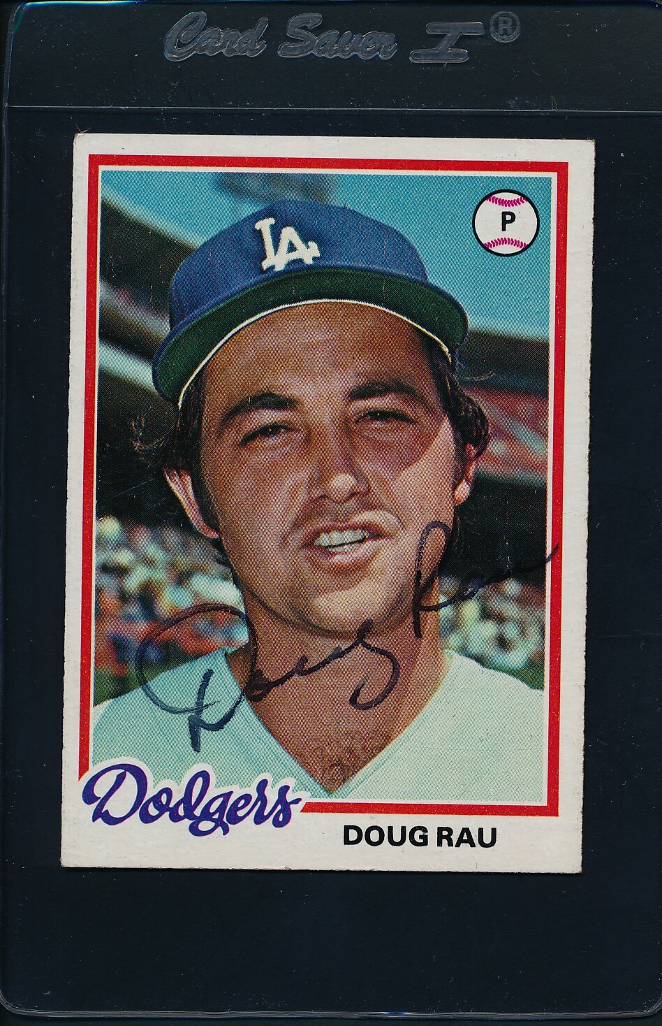 1978 Topps #641 Doug Rau Dodgers Signed Auto *7889 | eBay