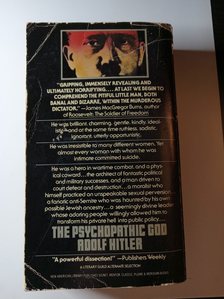 The Psychopathic God: Adolf Hitler, Robert G L Waite Vintage WWII ...