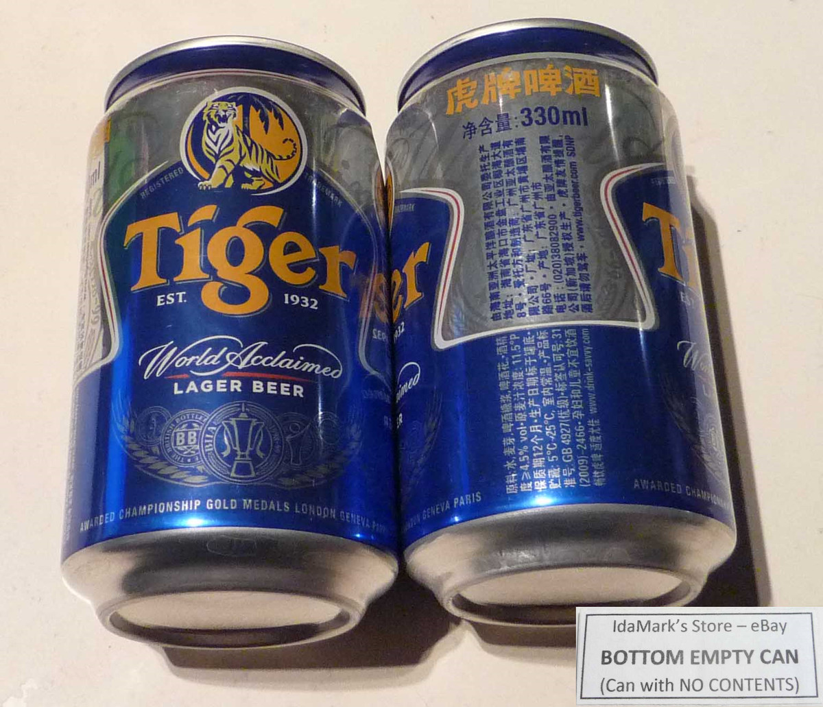 Tiger Beer Can