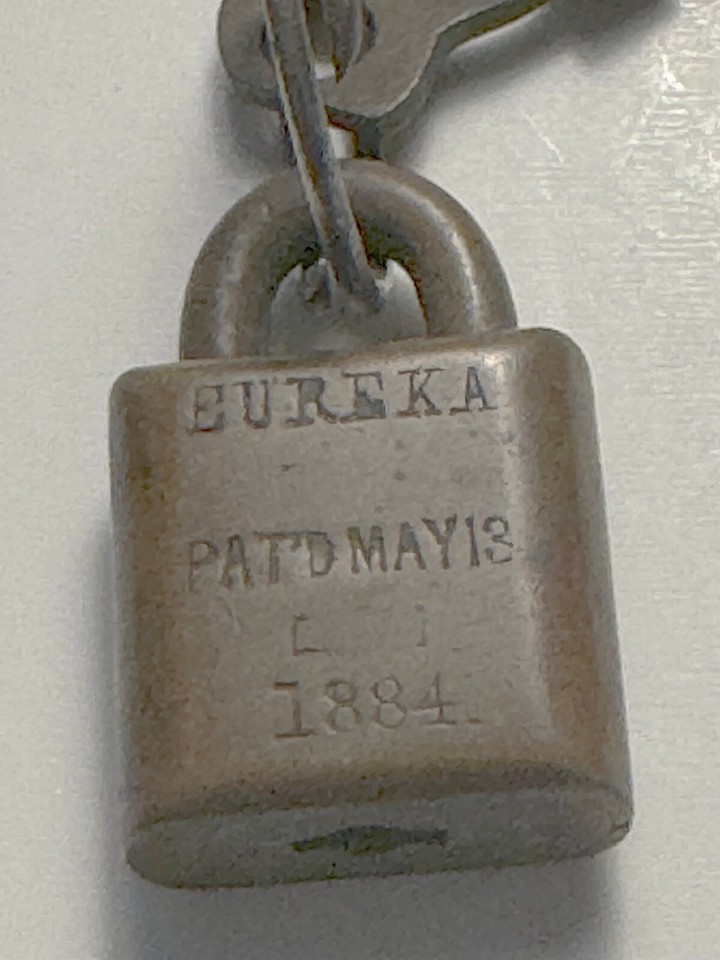 Vintage Small Miniature Eureka Lock Padlock w/ Key - 1" x 1/2" | eBay