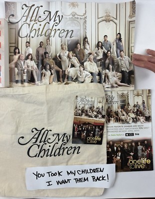 All My Children & One Life to Live 2013 Soap Opera Memorabilia Lot ...