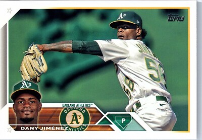 2023 Topps Oakland Athletics Danny Jimenez #164 - NM/M | eBay