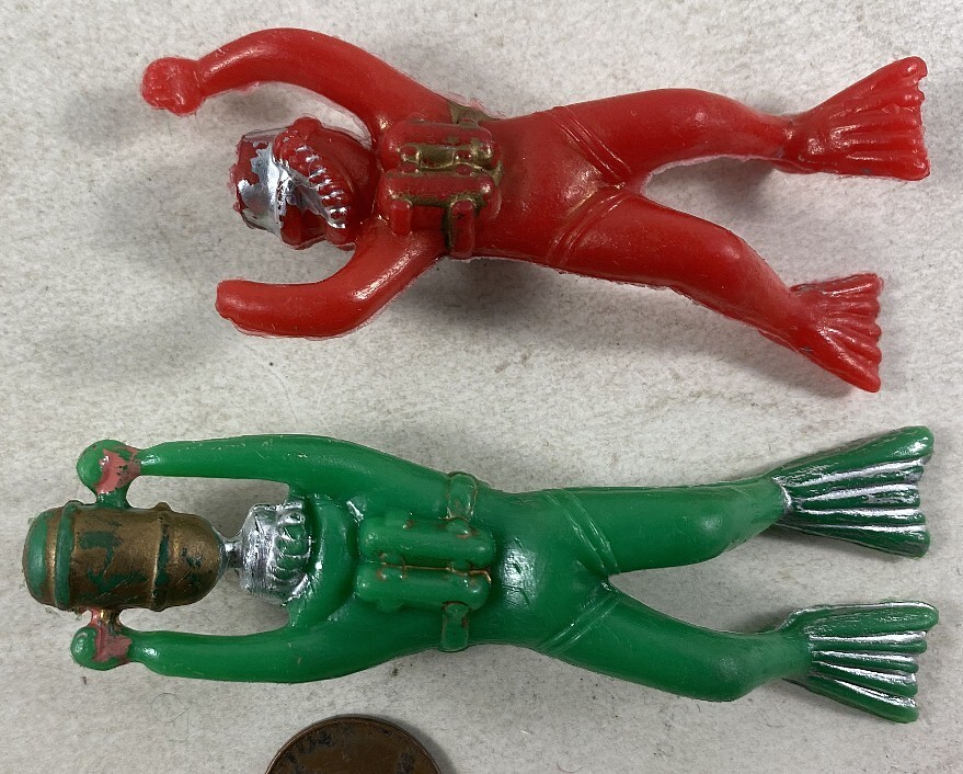 Vintage 1960's Divers Frogman Soft Plastic | eBay