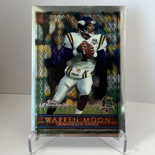1996 Topps Chrome Football Card #31 Warren Moon | eBay