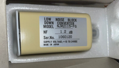 NEW JAPAN RADIO NJR2115-FG Low Noise Block Down Converter LNB NF-1.2dB ...