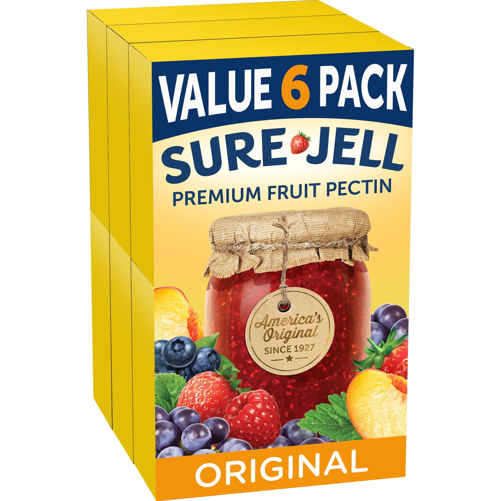 Sure-Jell Original Premium Fruit Pectin, 6 ct - 1.75 oz Boxes free ...