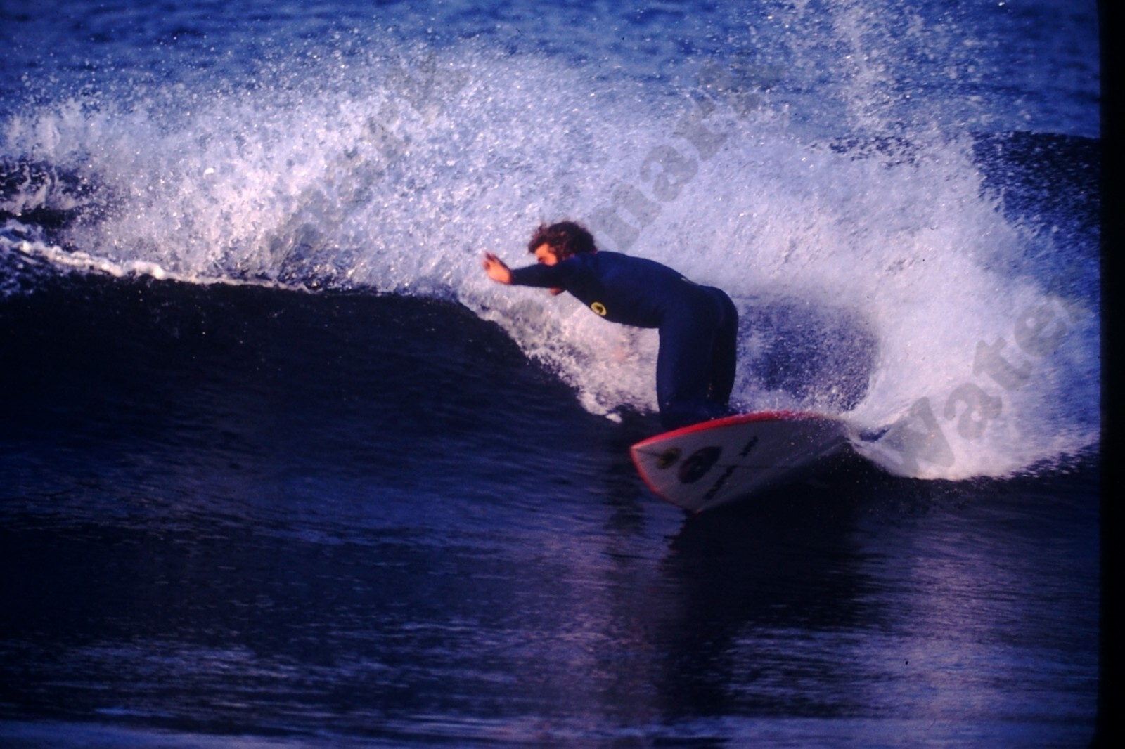 nick christensen Surfing candid Surfer Surfboard beach Vintage SLIDE ...