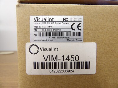 Visualint VIM-1450 2MP IP Mini Bullet Outdoor IP Camera - Preowned-Open ...