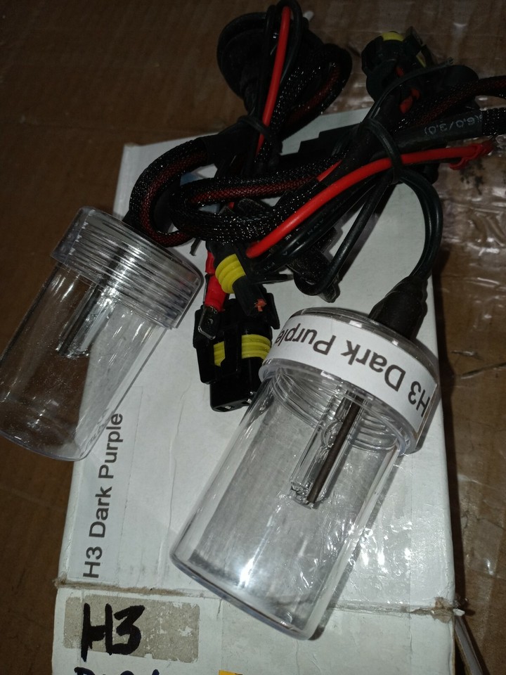 H3 HID Dark Purple Bulbs | eBay