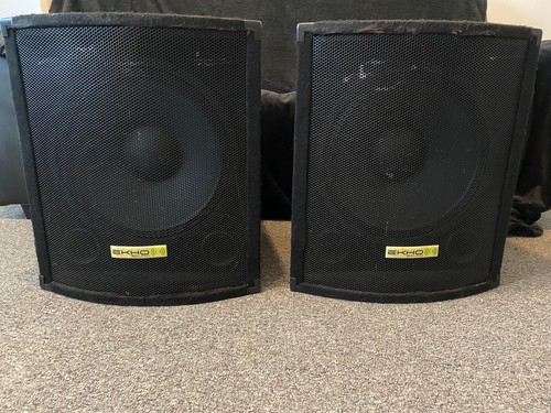 2x Ekho SUB20 15 Inch 250W 8R Sub Woofer Bass Bins | eBay UK